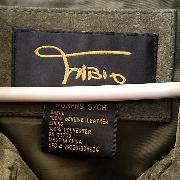 Fabio | Jackets & Coats | Fabio Green Suede Jacket | Poshmark
